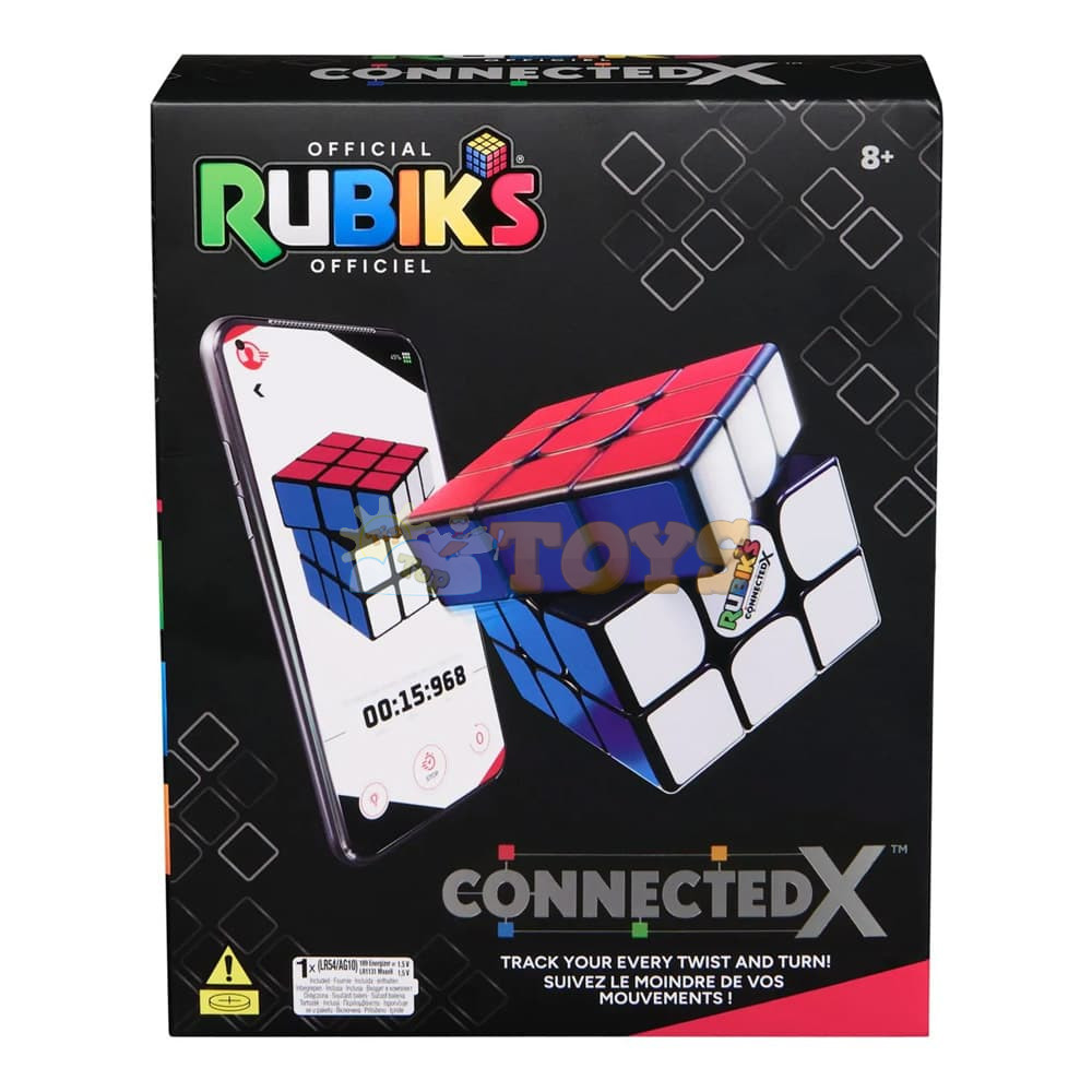 Rubiks Cube 3x3 with Rubiks ConnectedX app Spin Master 6071036 Rubiks ...